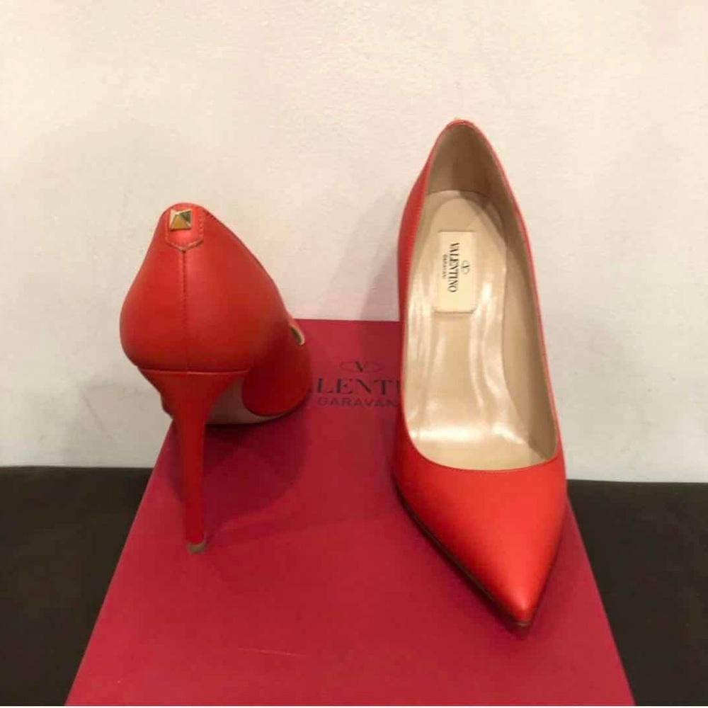 Authentic Valentino Red High Heel Pumps - Gem